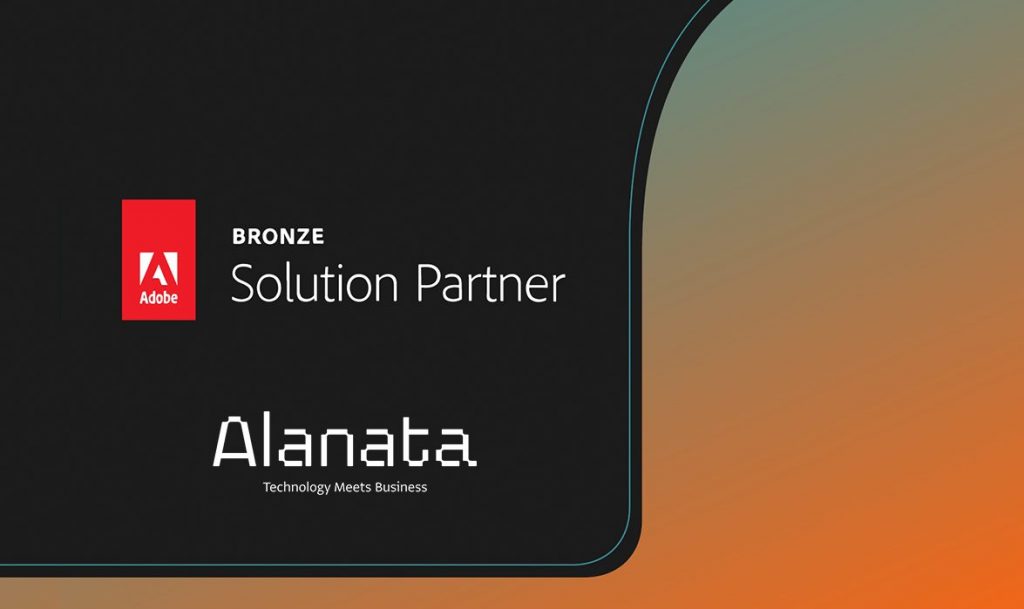 Sme bronzovým partnerom spoločnosti Adobe - Alanata